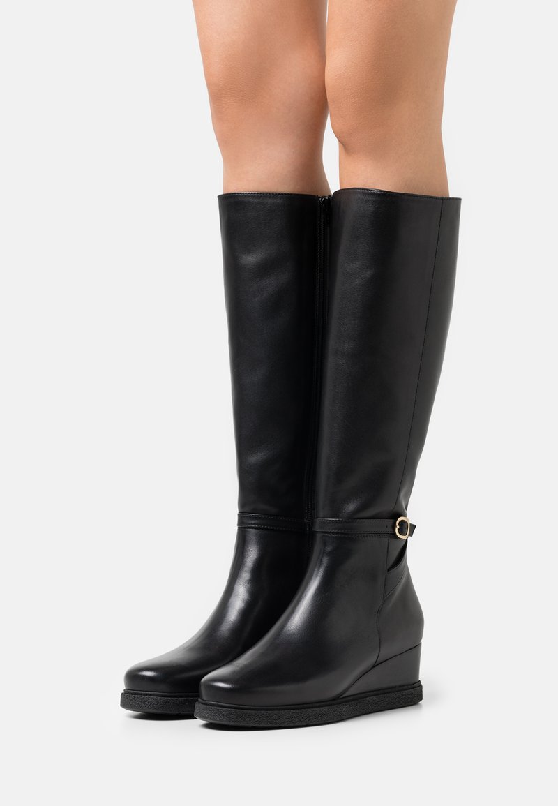 Unisa JEYON - Wedge boots - black - Zalando.de