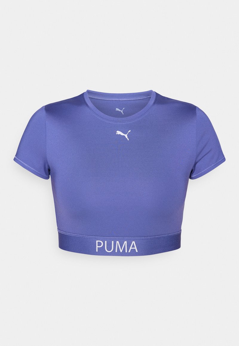 Puma STRONG TEE SHORT - Sports T-shirt - blue crystal/blue - Zalando.co.uk