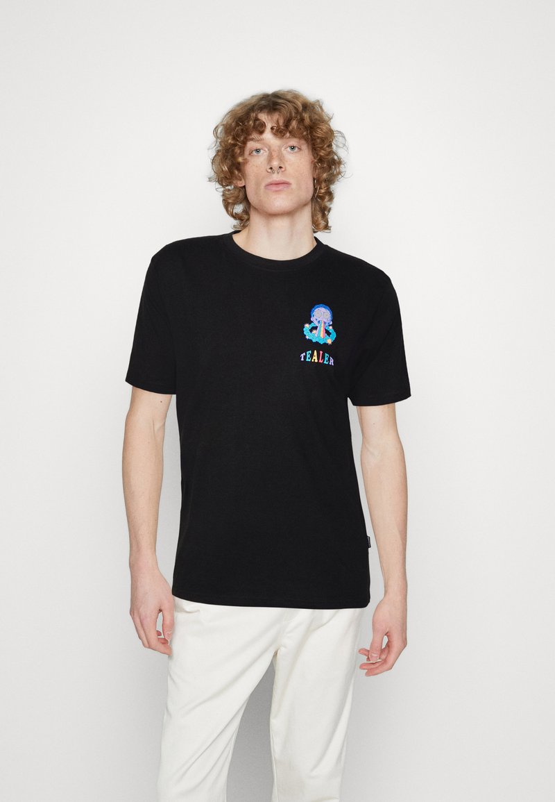 Tealer RICK AND MORTY NOBODY EXISTS UNISEX - Apdrukāts T-krekls - black ...