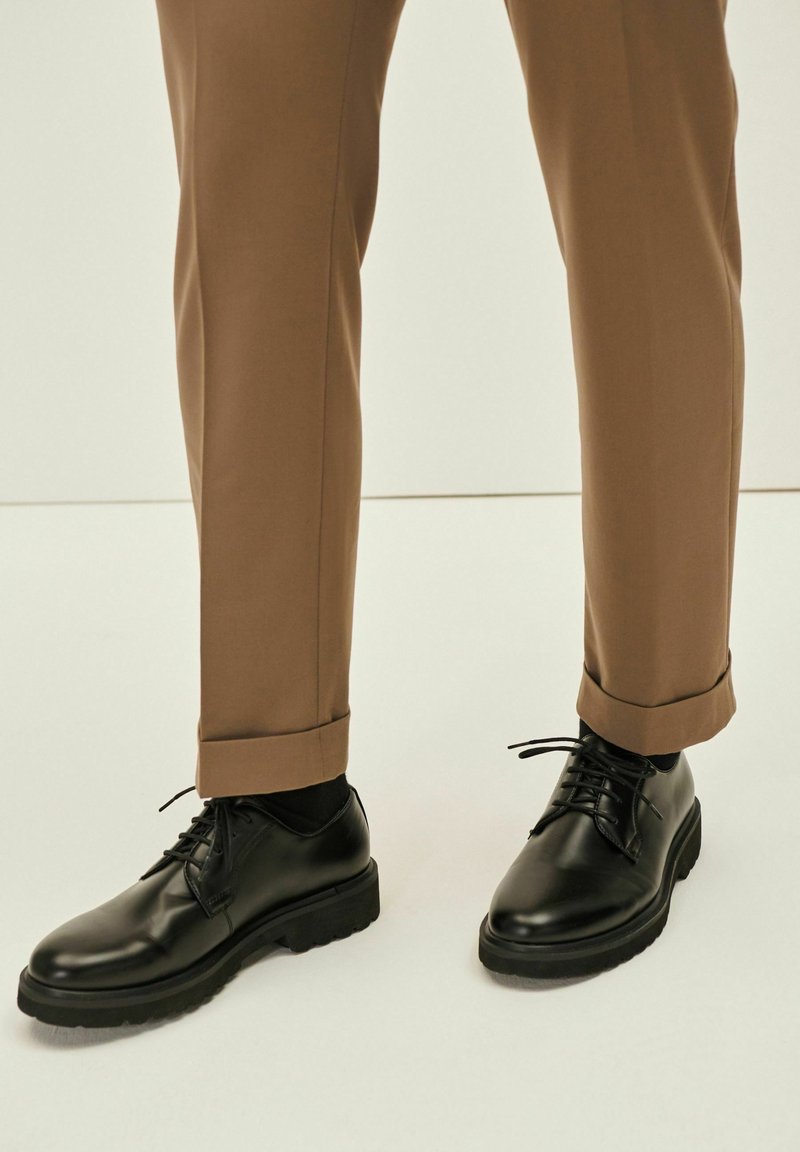 Next EDIT CHUNKY - Oksfordki/czarny - Zalando.pl