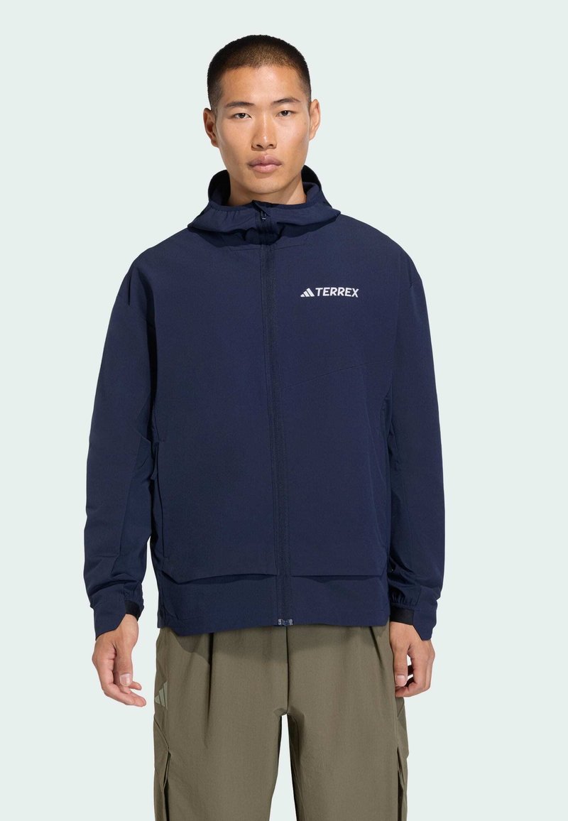 adidas Terrex Soft shell jacket - legend ink/blue - Zalando