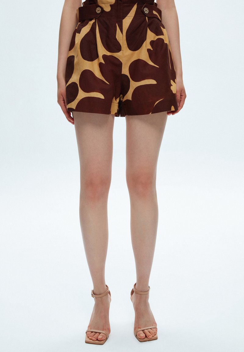 adL HAZEL - Shorts - printed brown/bruin - Zalando.nl