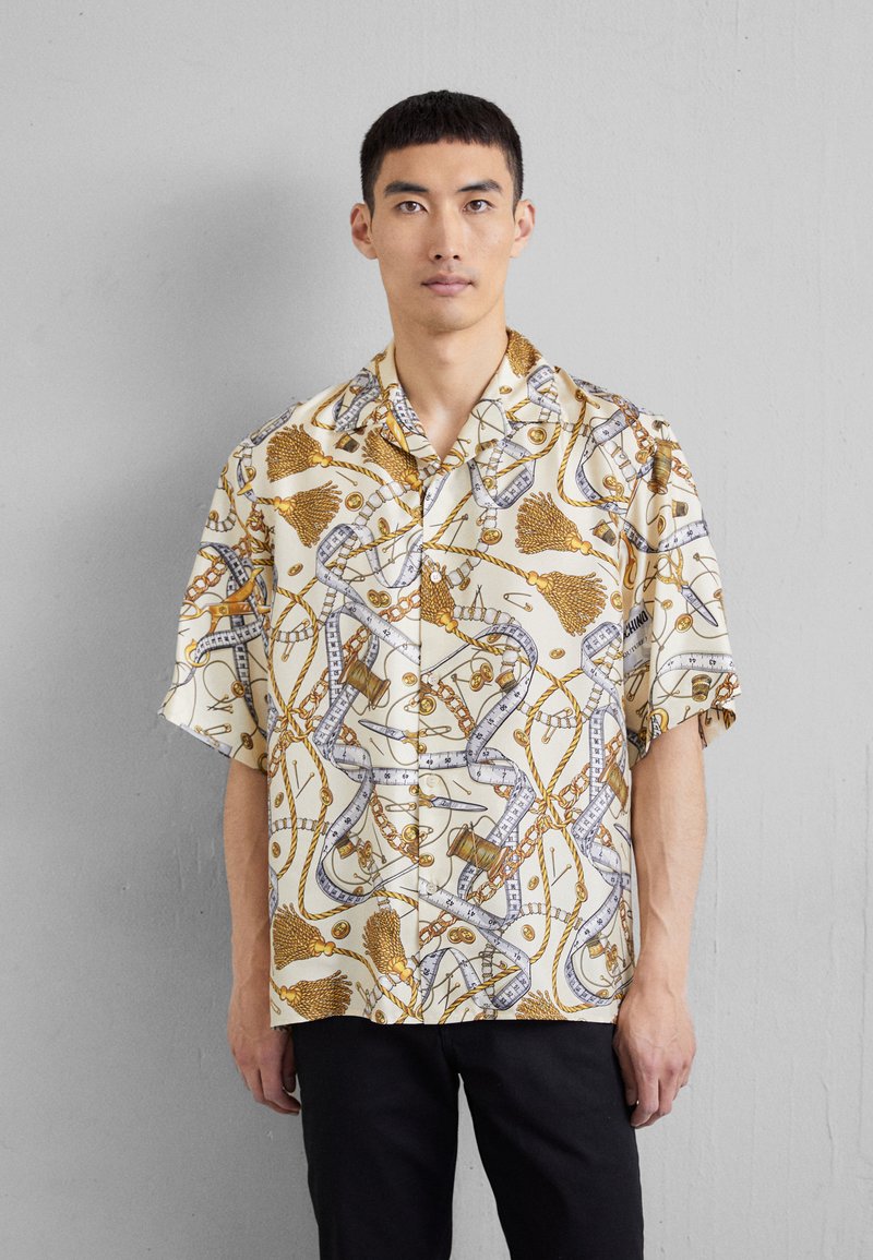 MOSCHINO BLOUSE - Shirt - fantasy ivory/taupe - Zalando.ie