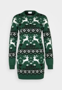 VILA VIANNA REINDEER CHRISTMAS DRESS - Robe fourreau - pineneedle/vert ...