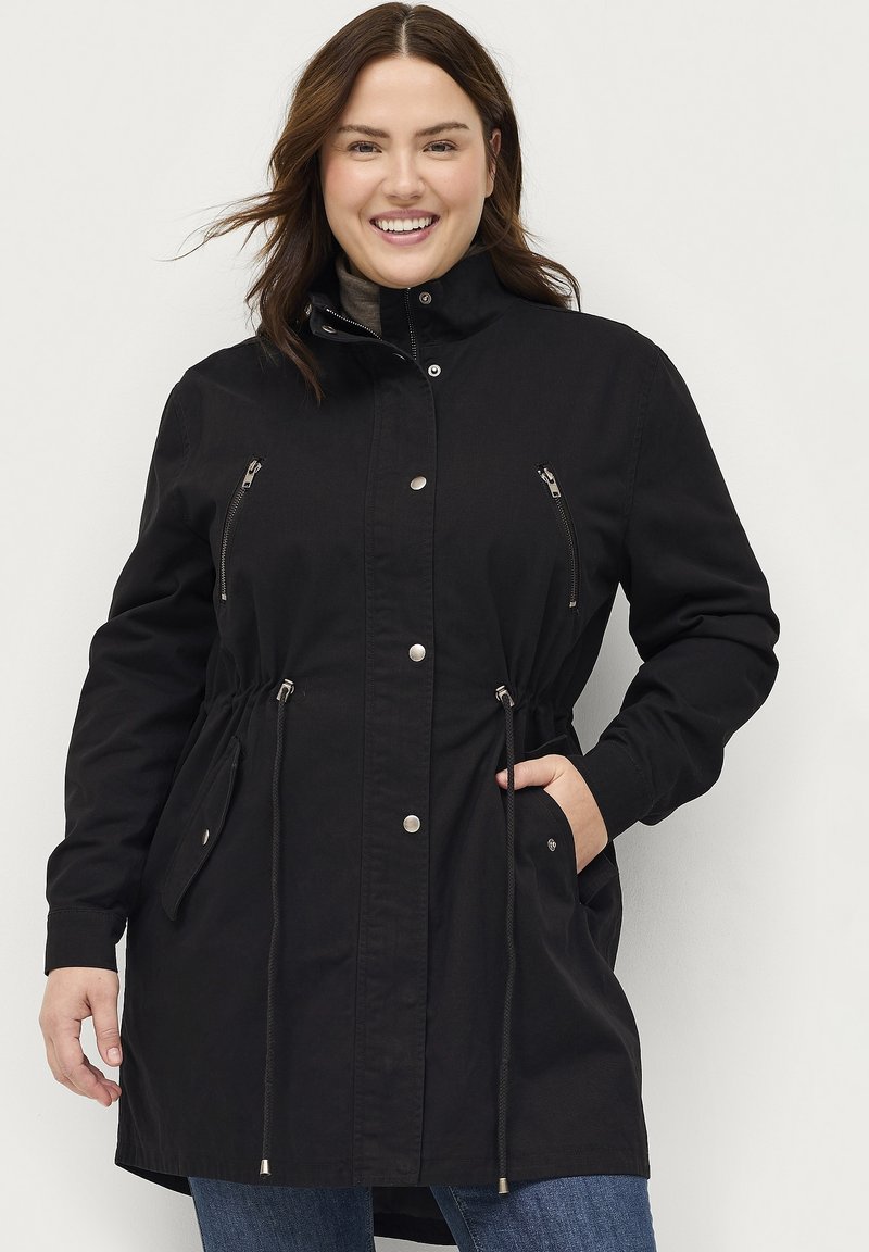 Ellos Plus collection Parka - schwarz/zwart - Zalando.be