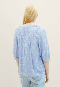 TOM TAILOR DENIM Bluse - light blue flower print/hellblau - Zalando.at