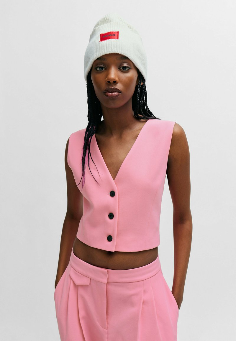 HUGO AURIS - Waistcoat - open pink eight/light pink - Zalando.co.uk