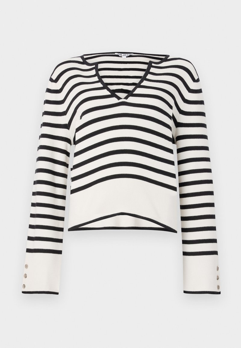 Object OBJVIVA - Jumper - sandshell/black/beige - Zalando.co.uk