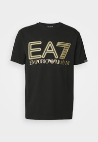 EA7 Emporio Armani - T-shirt z nadrukiem/czarny - Zalando.pl