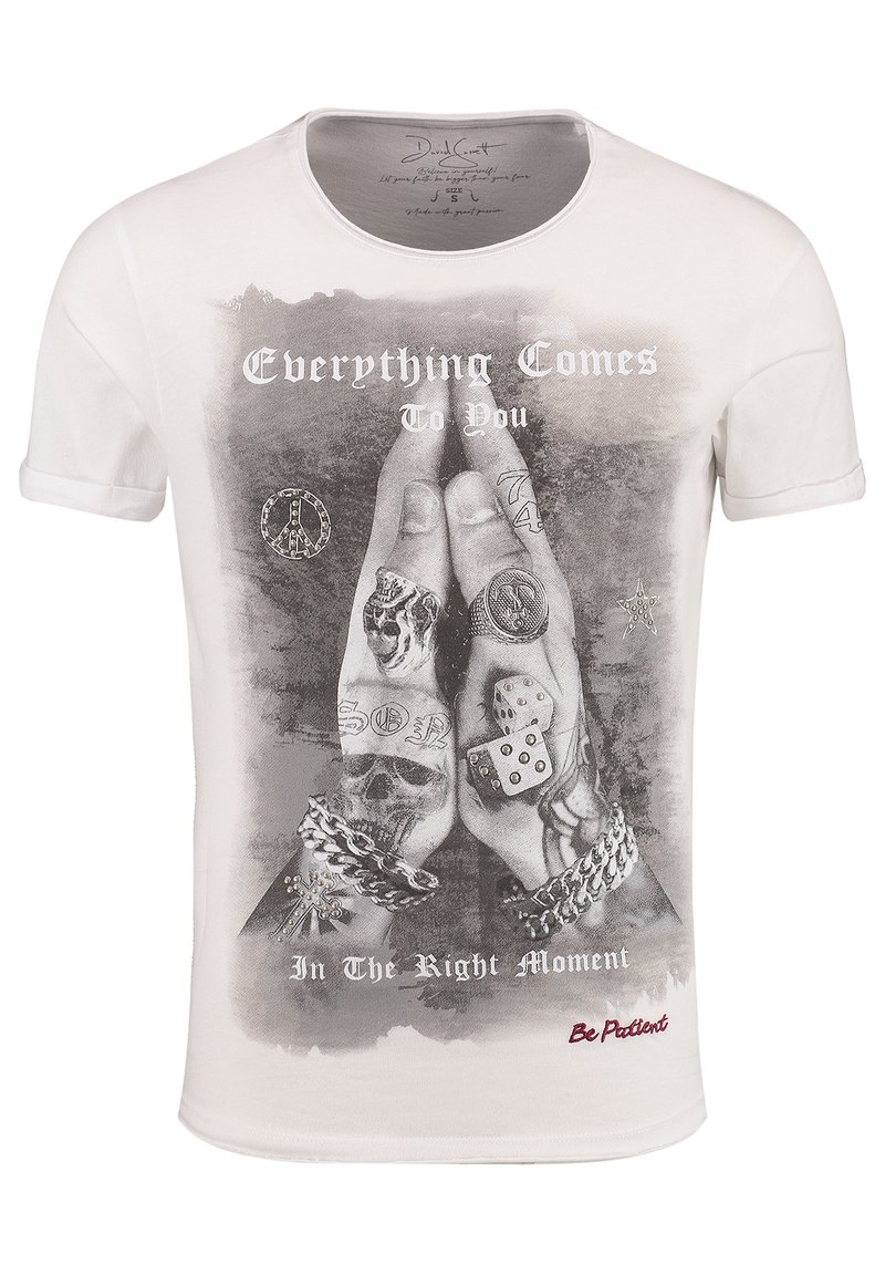 Key Largo MT GAME RHAPSODY - T-shirt print - white/wit - Zalando.nl