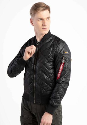Alpha Industries MA-1 PUCKERED - Bomberjacke - black/schwarz - Zalando.at
