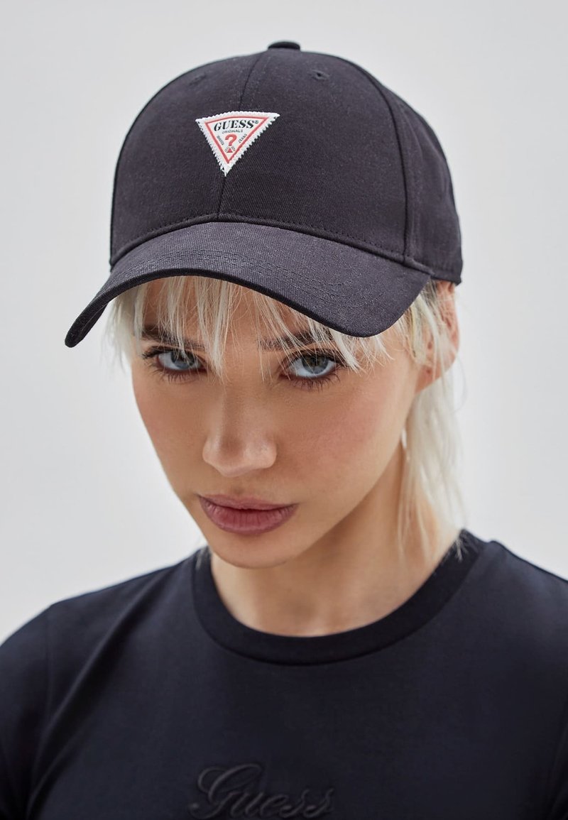 Guess BASE MIT LOGODREIECK - Cap - schwarz - Zalando.ch