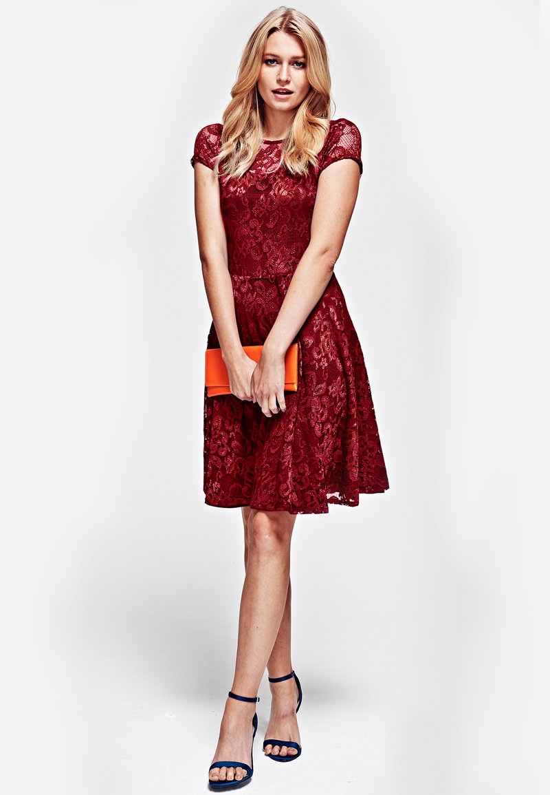 HotSquash LACE - Cocktailkleid/festliches Kleid - red/rot - Zalando.at