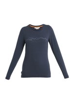 Icebreaker NATURAL CENTRAL CLASSIC - Longsleeve - DARK BLUE/donkerblauw ...
