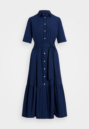 Polo Ralph Lauren SHORT SLEEVE DAY DRESS - Maxi-jurk - blue floral/blauw - Zalando.nl