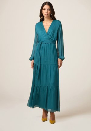 Chelsea Clark Robe longue - blue-grey/bleu gris - ZALANDO.FR