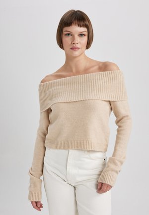 Cache Cache MIT BARDOT-AUSSCHNITT - Jersey de punto - noir/negro ...