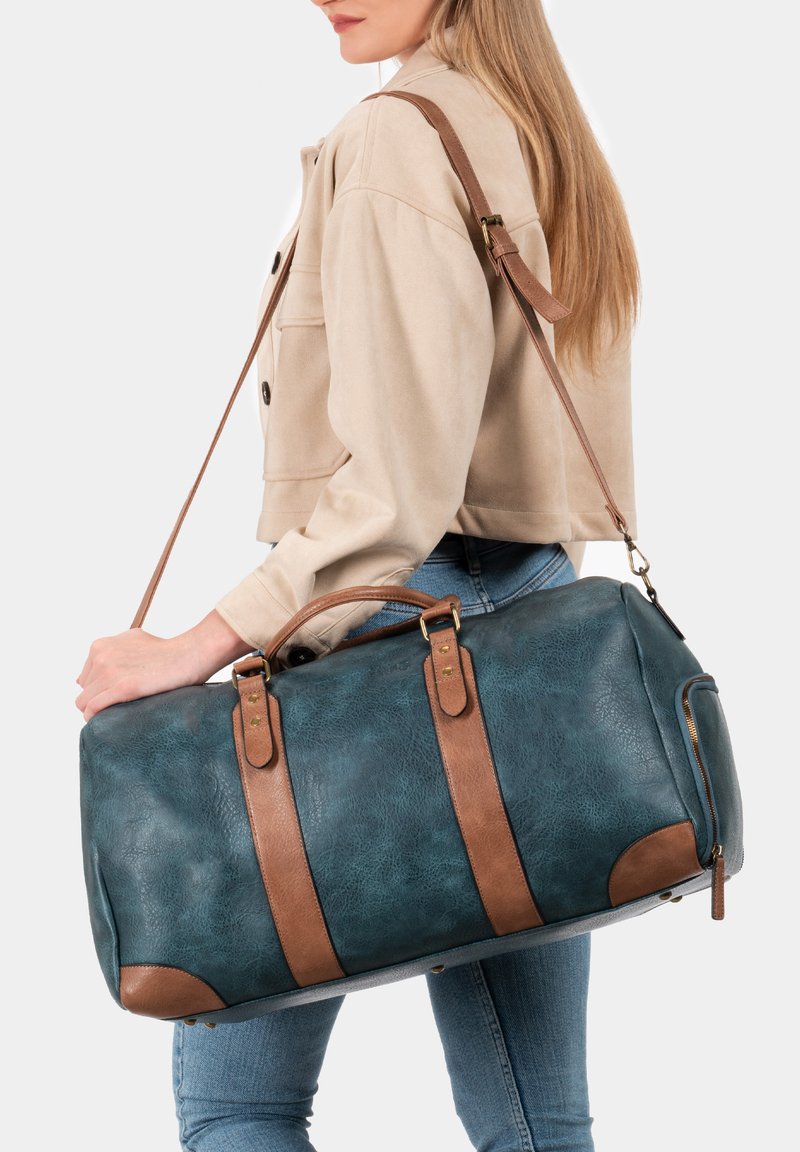 Herling MEITNER - Weekendtas - teal blue/lichtblauw - Zalando.nl