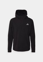 adidas Golf MENS RIPSTOP QUARTER ZIP HOODIE - Giacca hard shell - black ...