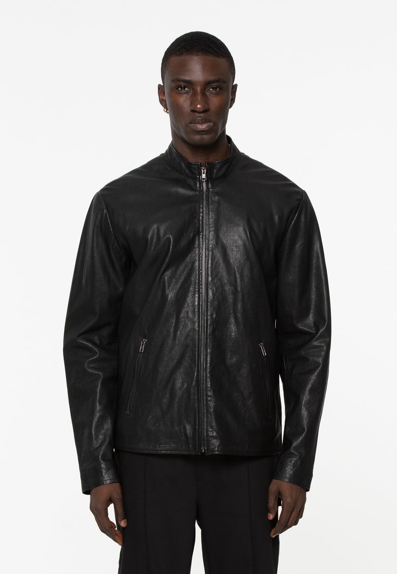 Be Edgy WALKER - Leather jacket - black - Zalando.co.uk