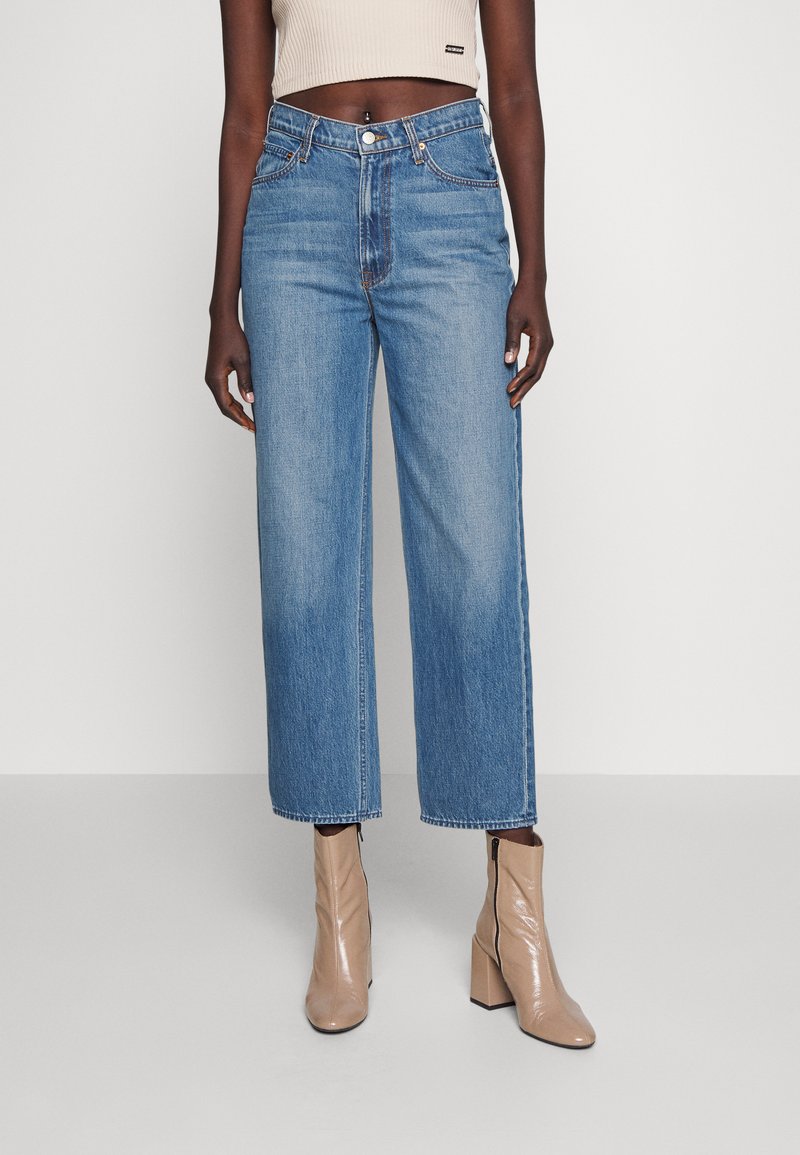Mother SNACKS DOUBLE STACK ANKLE - Straight leg jeans - delicious ...