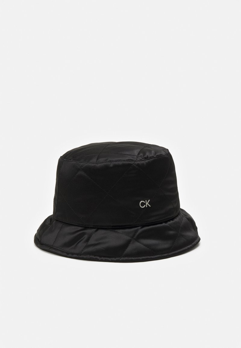 Calvin Klein QUILT BUCKET HAT - Hatt - black/svart - Zalando.no