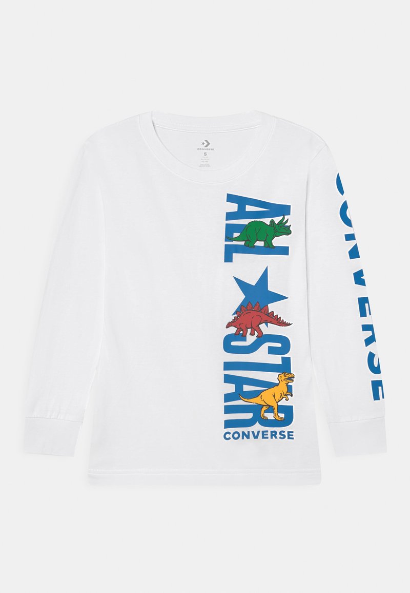Converse DINOVERSE VERTICAL TEE UNISEX - Langarmshirt - white/totally ...