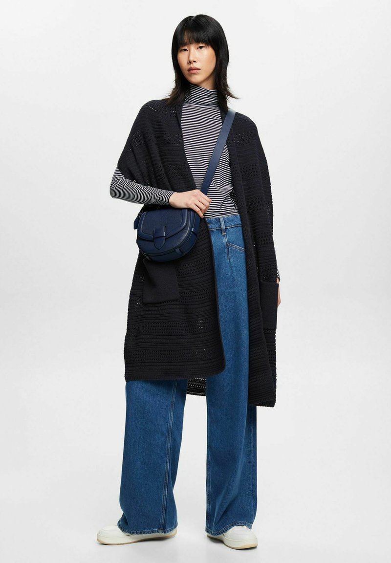 Esprit ÄRMELLOSER - Cape - navy/mottled dark blue - Zalando.co.uk