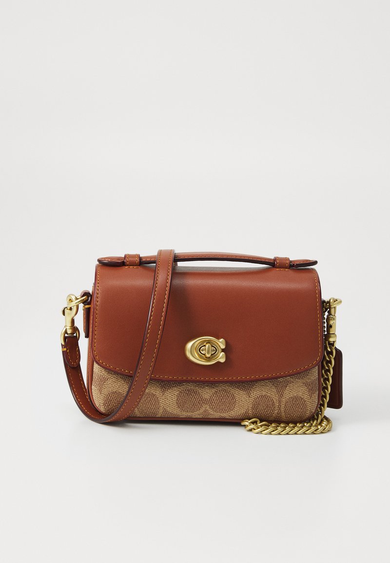 COACH SIGNATURE CASSIE CROSSBODY - Sac à main - tan caramel/marron ...