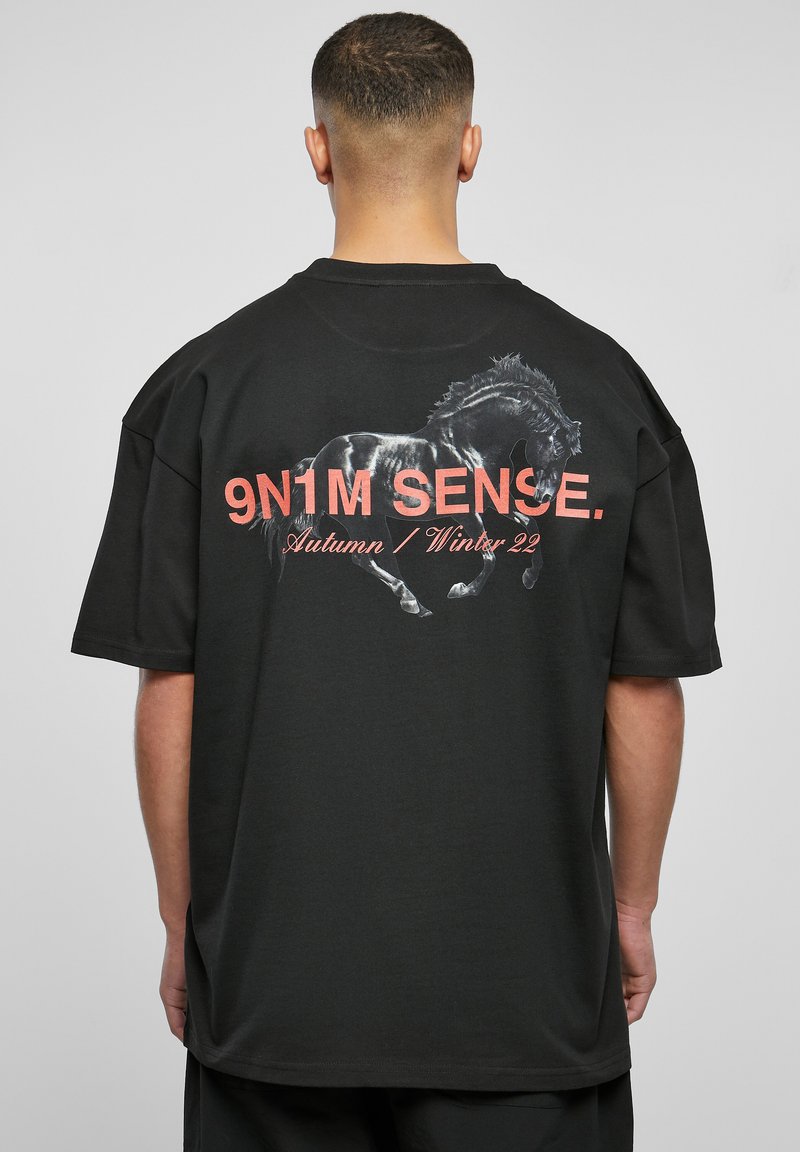 9N1M SENSE T-Shirt print - black/schwarz - Zalando.de