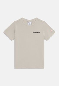 Champion ICONS CONTRAST CREW NECK UNISEX - Tricou basic - beige/bej ...