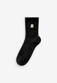 Next EMBROIDERED CAT FACES ANKLE SOCKS 4 PACK - Sokken - black/zwart ...
