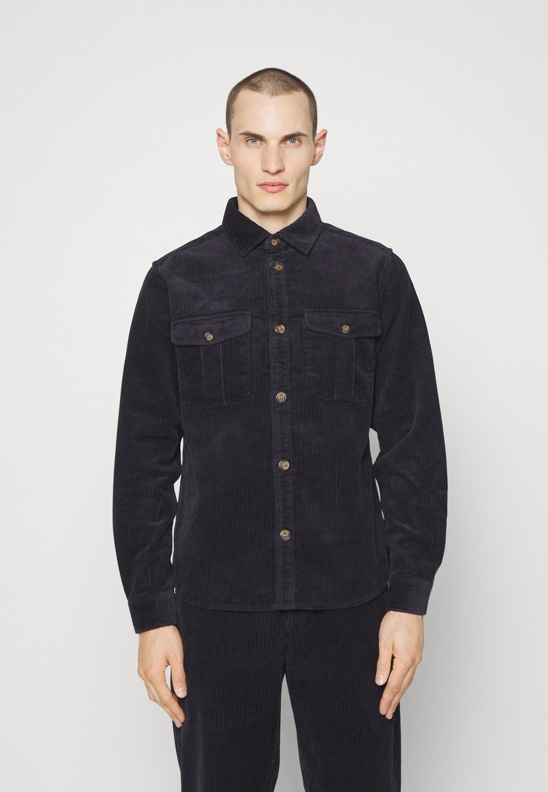 Les Deux KODY HEAVY OVERSHIRT - Veste mi-saison - dark navy/bleu marine - ZALANDO.FR
