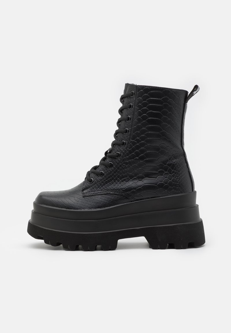 Koi Footwear THUNDER TRIDENT - Lace-up ankle boots - black - Zalando.co.uk