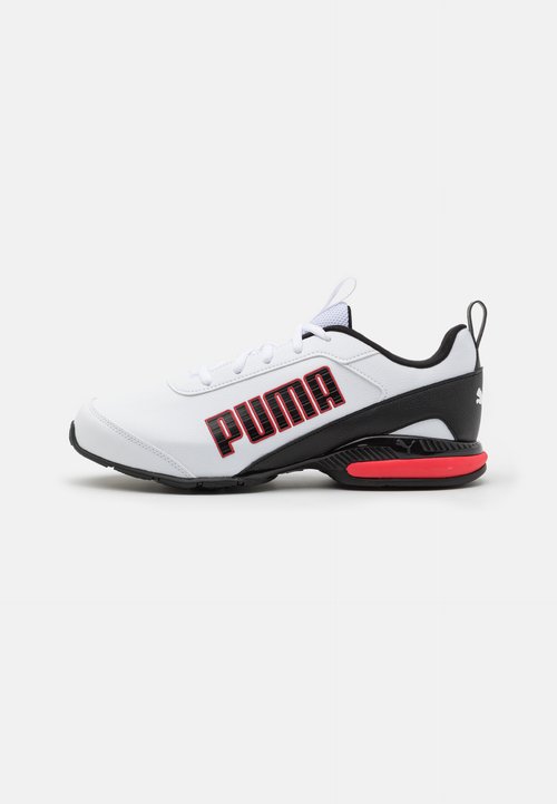 Puma FUTURE ULTIMATE CAGE - Zaalvoetbalschoenen - white/black/fire ...