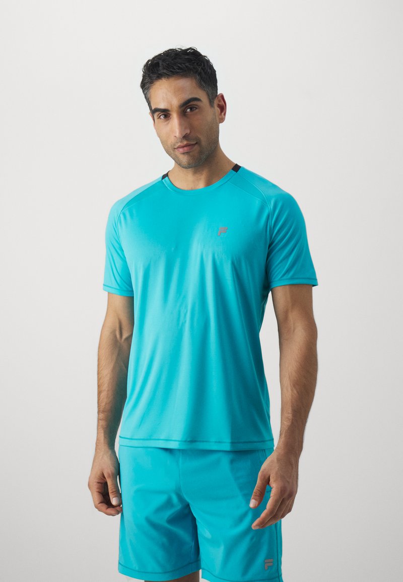Fila CASSIAN - Sport T-Shirt - scuba blue/neonblau - Zalando.de