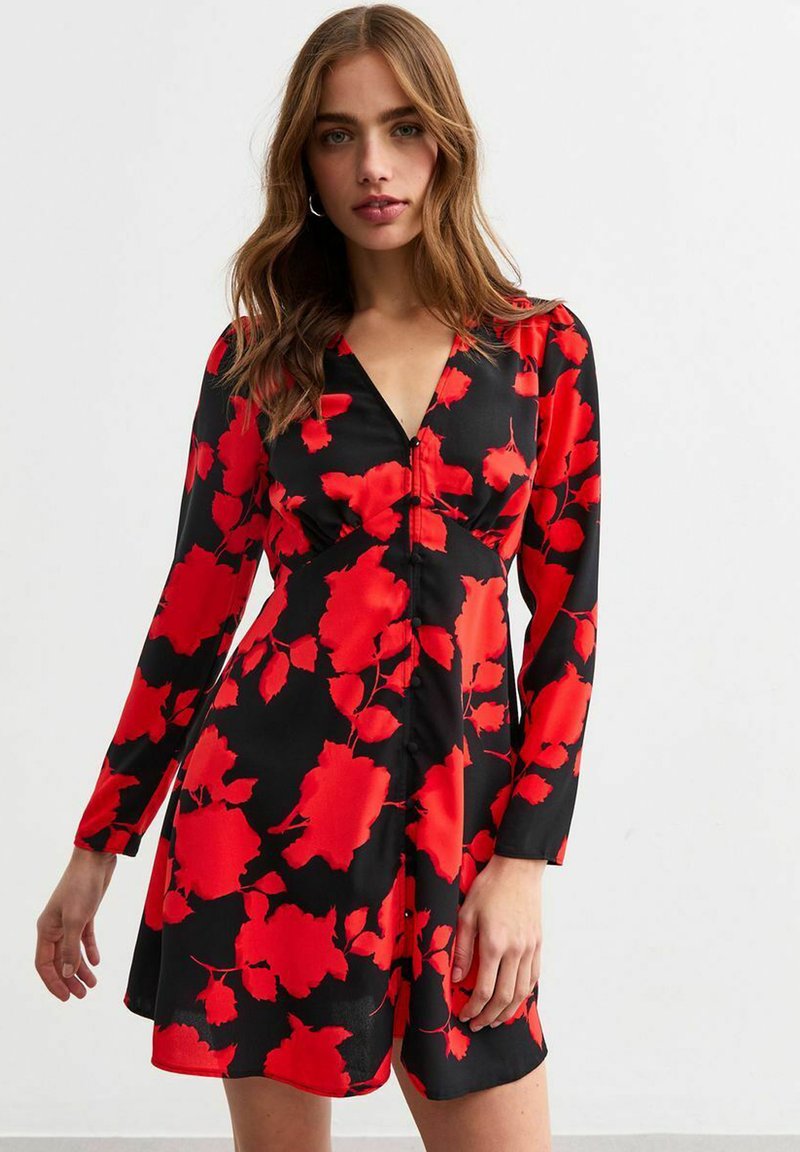 New Look Jurk - black pattern/zwart - Zalando.be