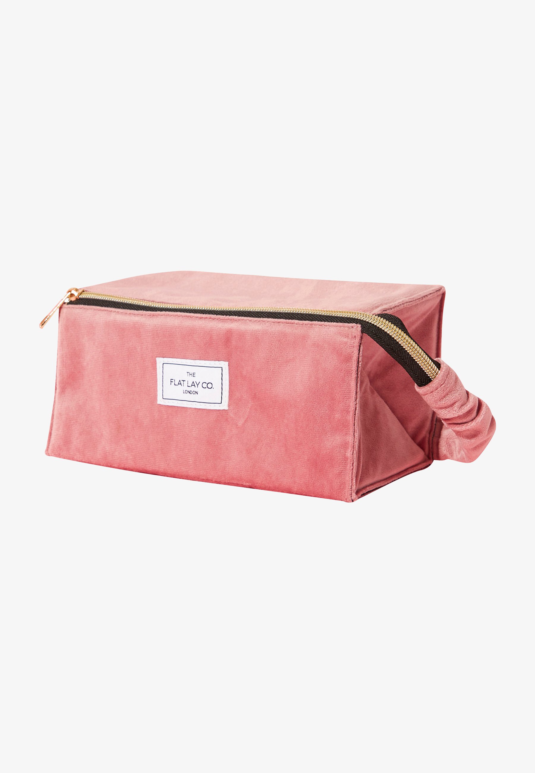 The Flat Lay Co. THE FLAT LAY CO. MAKEUP BOX BAG Trousse de toilette pink velvet beige ZALANDO.FR