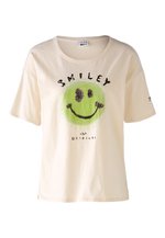 Oui SMILE - T-Shirt print - stone/beige - Zalando.at