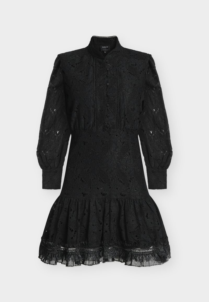 Bardot OLESSIA LACE MINI DRESS - Blusenkleid - black/schwarz - Zalando