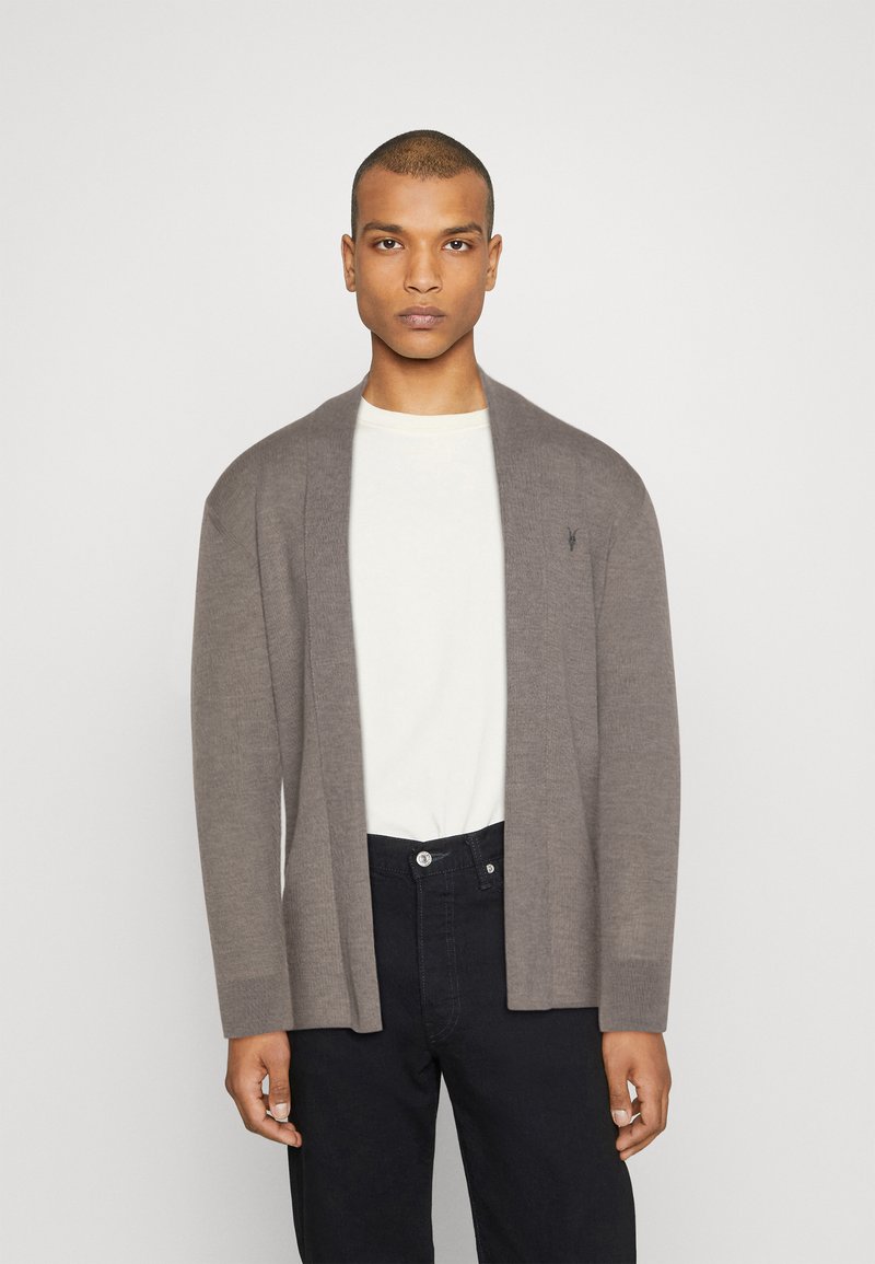 AllSaints MODE OPEN CAR - Cardigan - wood brown/brown - Zalando.ie