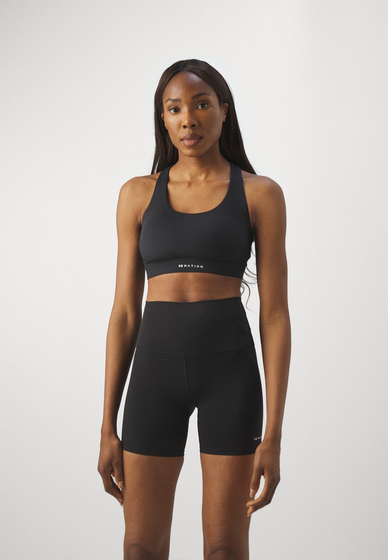 P.E Nation Stanik sportowy z średnim wsparciem/czarny - Zalando.pl