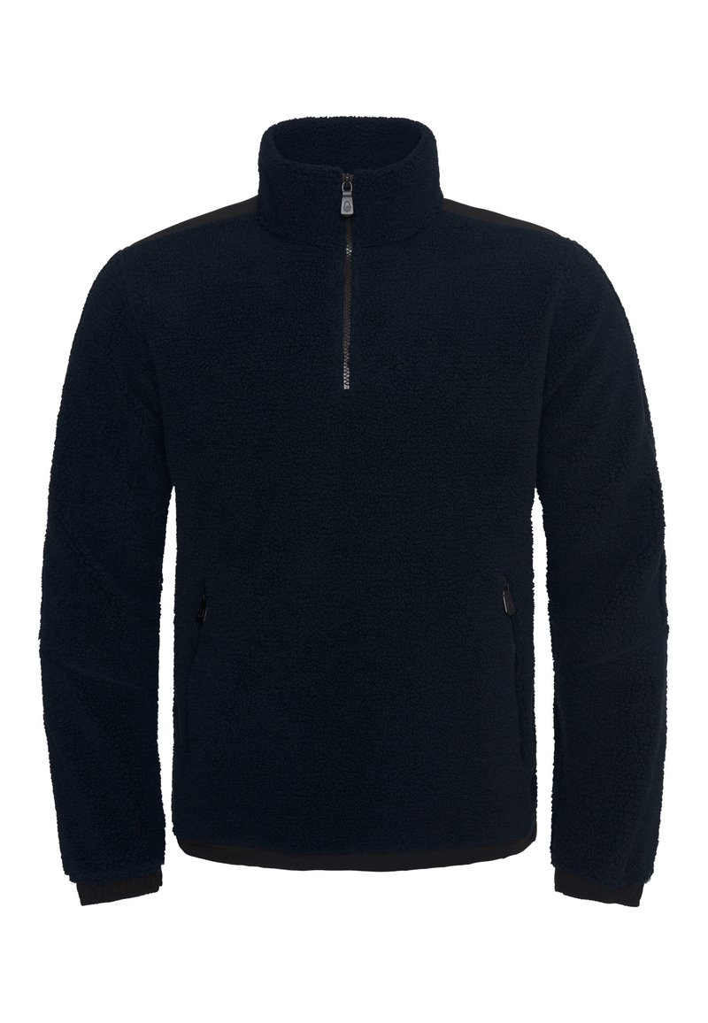 Sail Racing PILE HALF ZIP - Fleece trui - dark navy/koningsblauw ...
