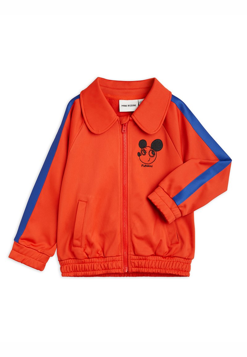 Mini Rodini TRACKSUIT JACKET UNISEX - Light jacket - red - Zalando.co.uk