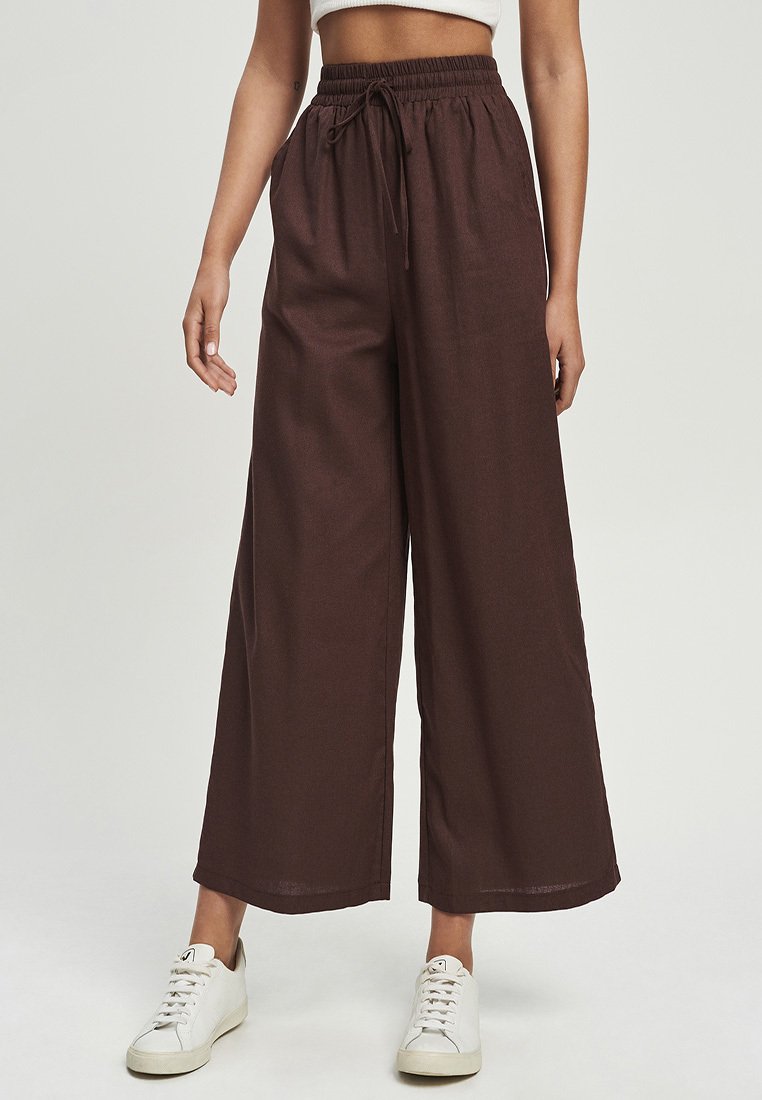 CALLI CONSCIOUS CULOTTES - Broek - chocolate/bruin - Zalando.nl