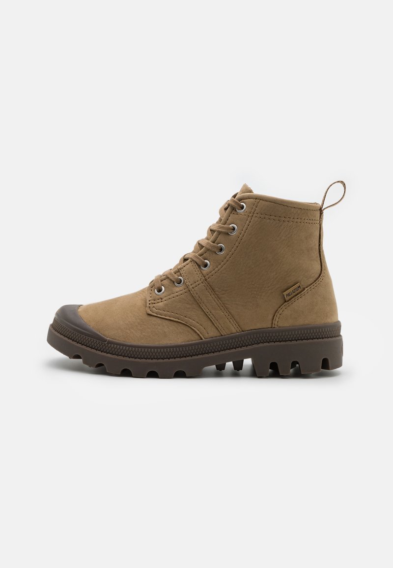 Palladium PALLABROUSSE HI WP UNISEX - Lace-up ankle boots - bone brown/camel - Zalando.co.uk