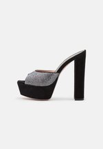 GEDEBE JERY - Heeled mules - black/black - Zalando.ie