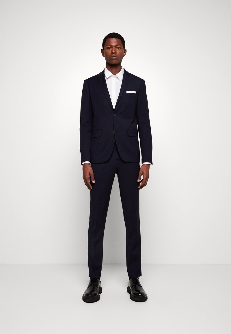Lindbergh STRUCTURE SUPERFLEX SUIT SET - Suit - navy/dark blue - Zalando