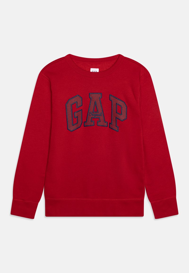 GAP HERITAGE LOGO CREW BOYS - Mikina - modern red/červená - Zalando.cz