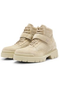HUGO DENZEL-HALB-SD - Schnürstiefelette - medium beige/beige - Zalando.ch
